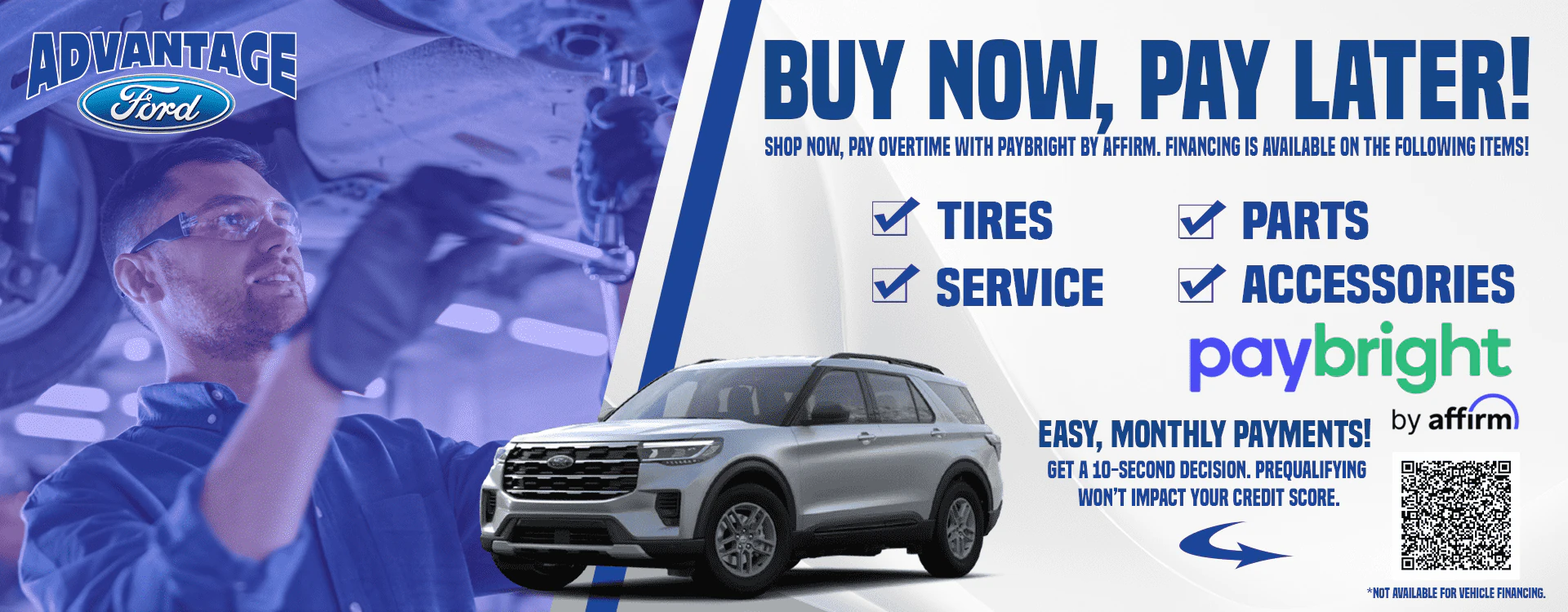 Buy Now, Pay Later with Affirm! - Advantage Ford