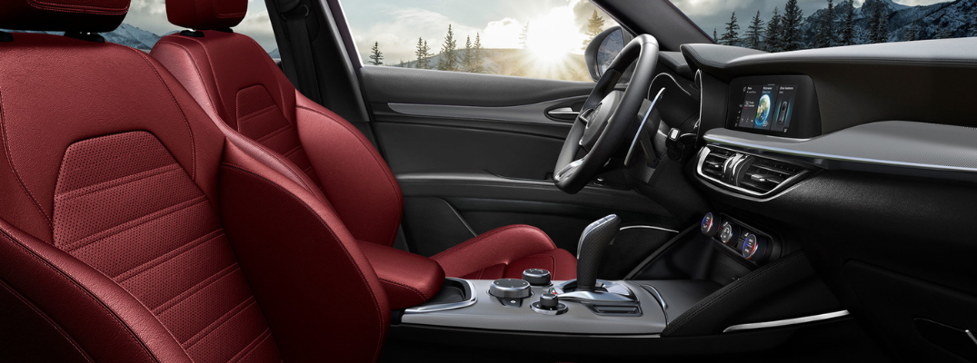 2025 Alfa Romeo Stelvio Interior & Cargo Space | Alfa Romeo Edmonton