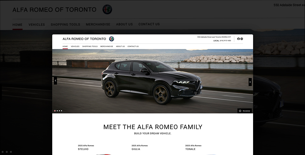 Alfa Romeo of Toronto: New & Used Dealership in Ontario