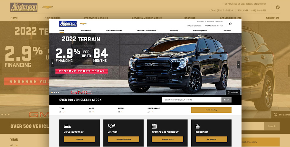 Gord Anderson: Chevrolet, Buick & GMC Dealer | Woodstock ON