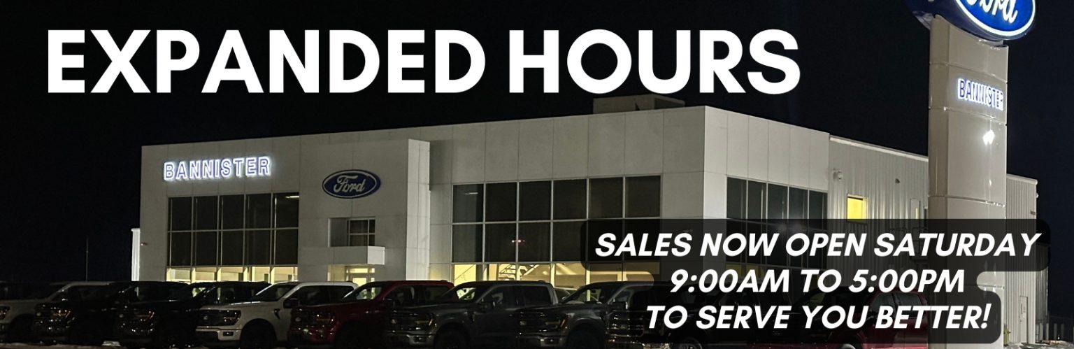 Shop for Top-Quality Ford Vehicles - Bannister Ford Edson