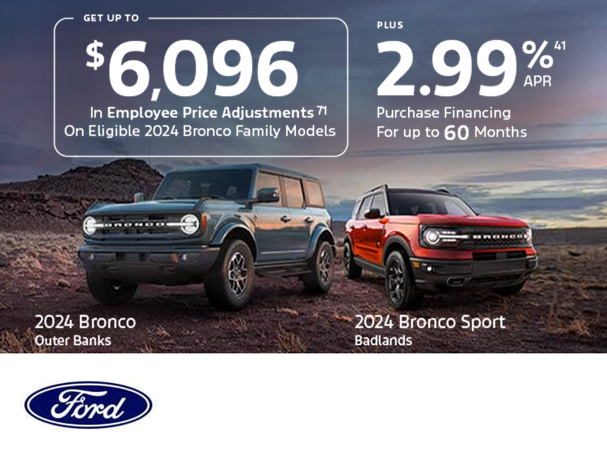 Current Promotions - Bannister Ford Edson