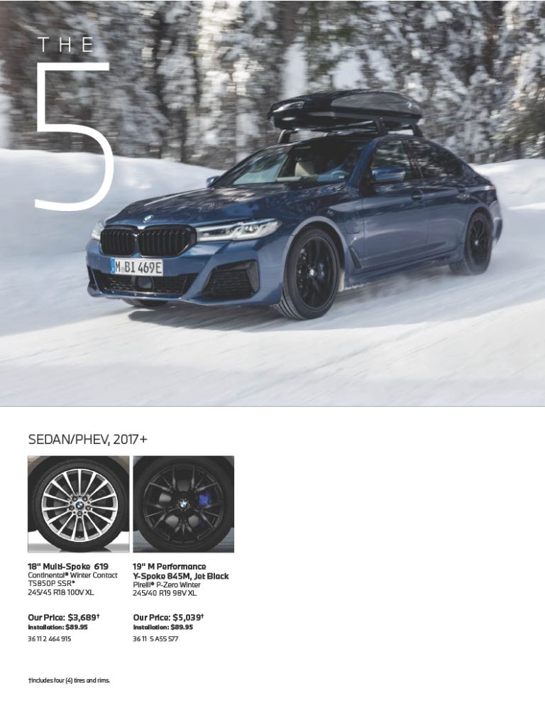 Winter Tire Packages - BMW Autohaus