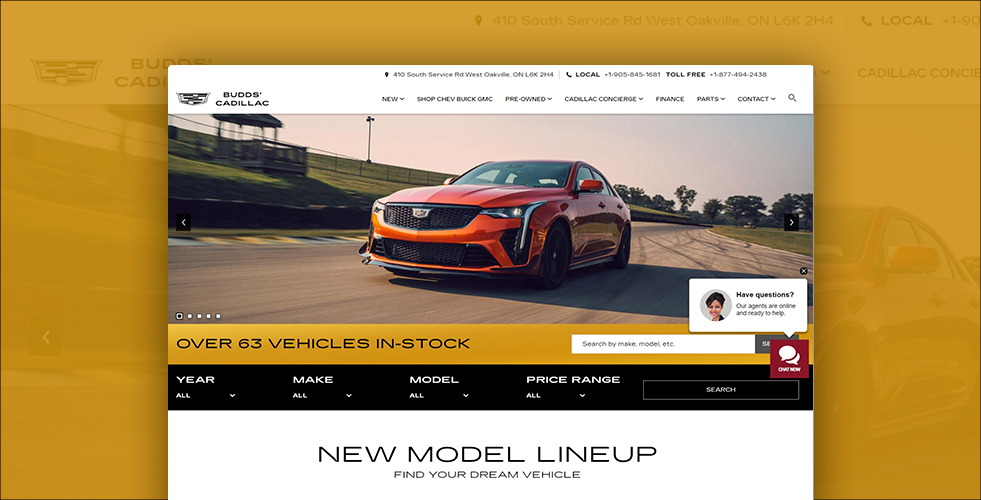 Budds' Cadillac | New & Preowned Vehicle Dealership in Oakville, ON