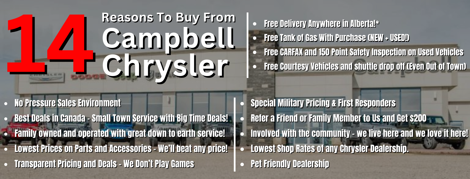 Why Choose Campbell Chrysler - Campbell Chrysler Dodge