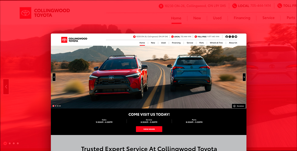 Collingwood Toyota: New & Used Toyota Dealership | Ontario