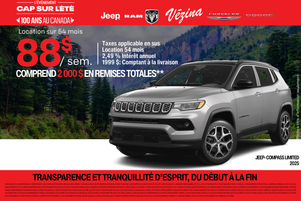 Vezina Chrysler Dodge Jeep Ram : Concessionnaire neufs et d'occasion ...