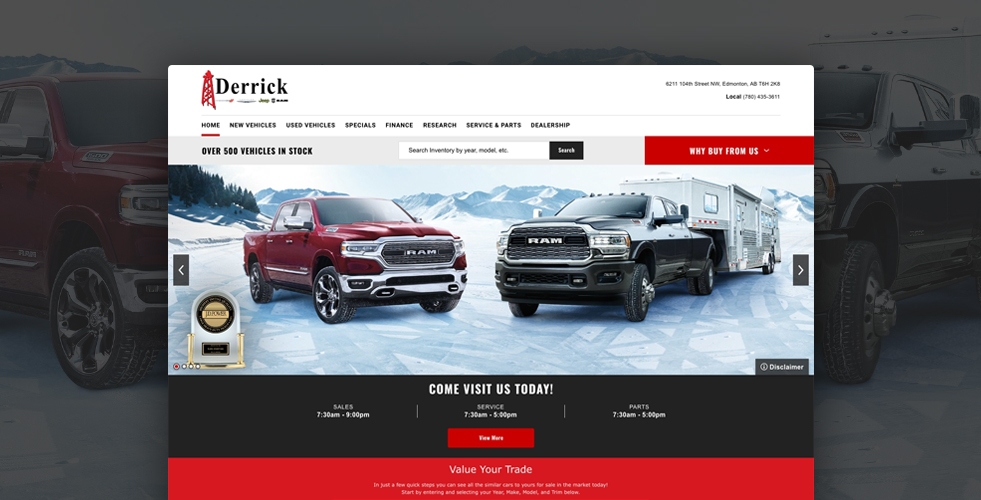 Derrick Dodge: Dodge, Ram, Jeep & Chrysler Dealer | Edmonton