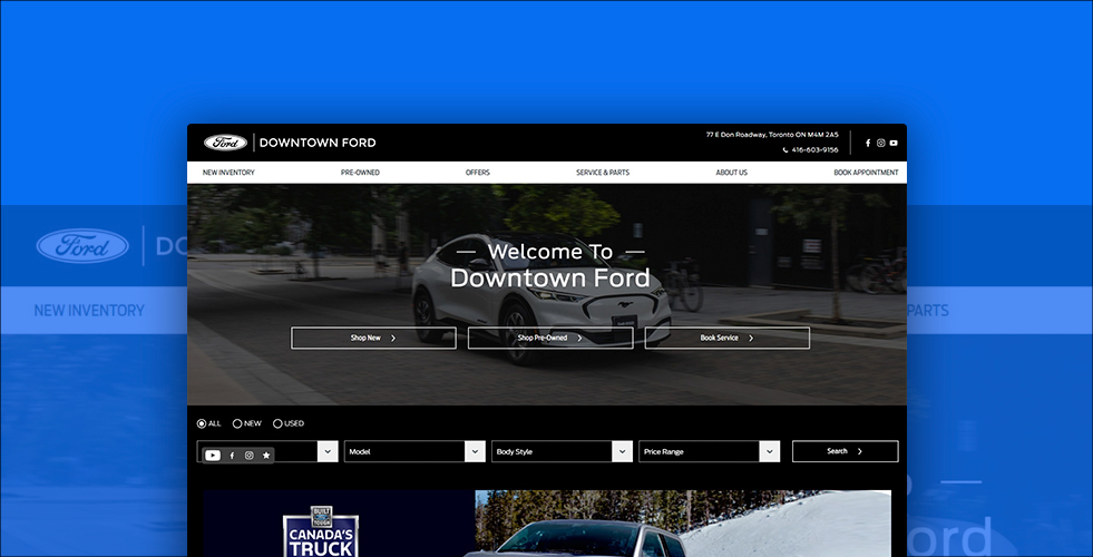 Downtown Ford: New & Used Dealer | Toronto, Ontario