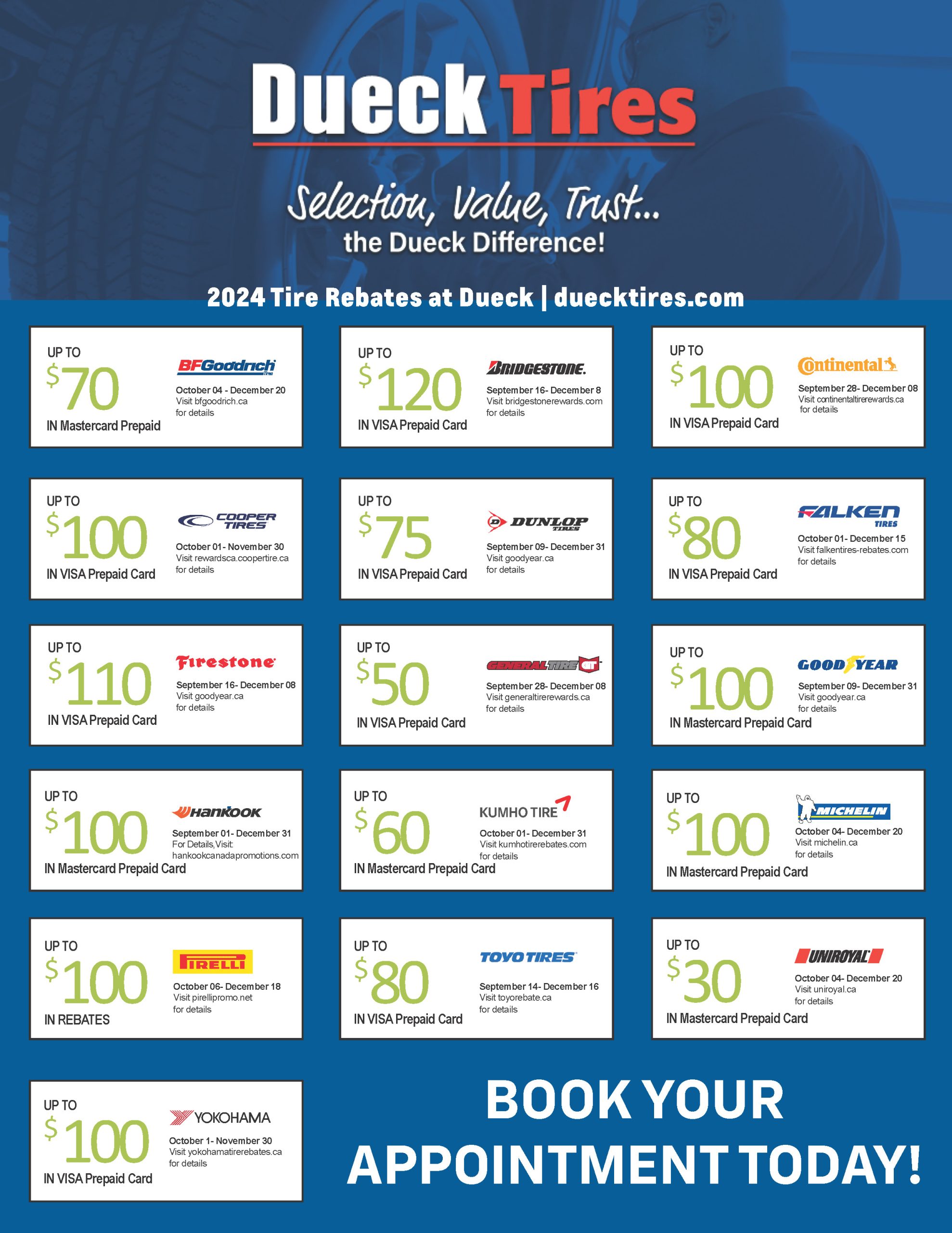 Tire Specials - Dueck Auto Group