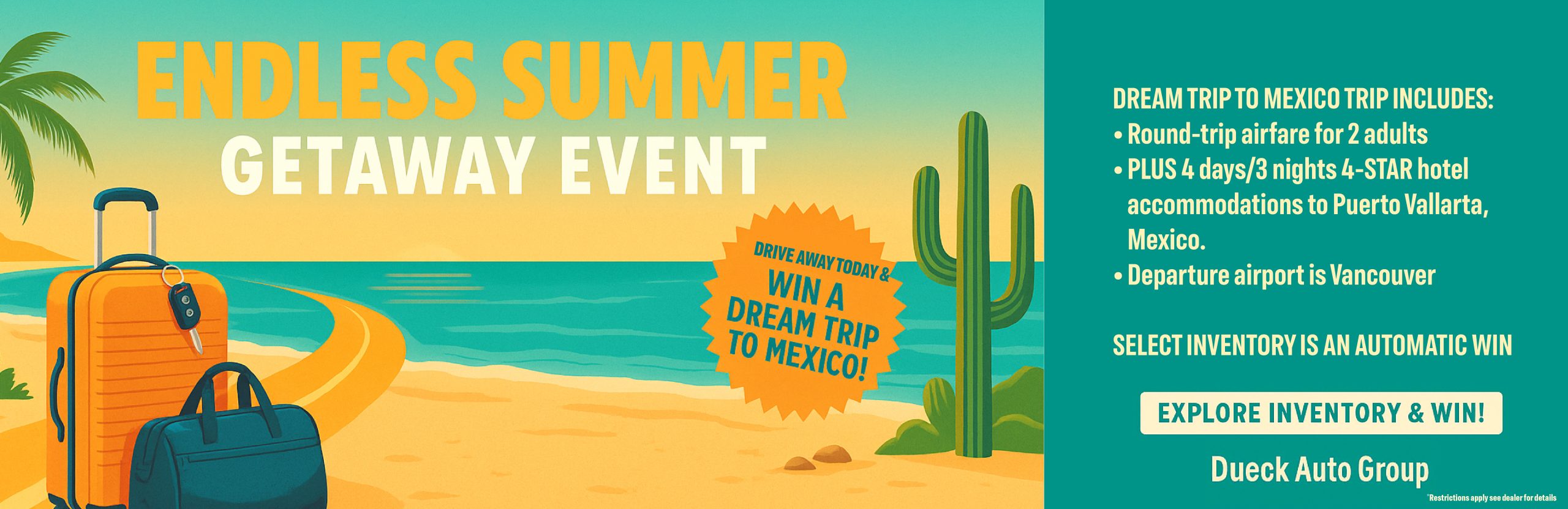 DESKTOP Banner - ENDLESS SUMMER - Dueck on Marine