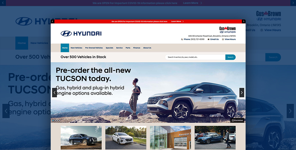 Gus Brown Hyundai New Pre Owned Hyundai In Brooklin On