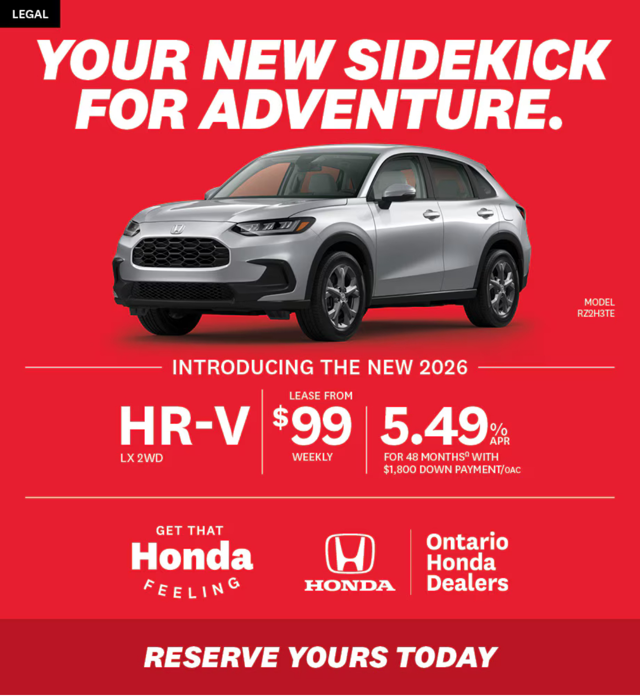 Our Honda Specials | Hanover Honda in Ontario