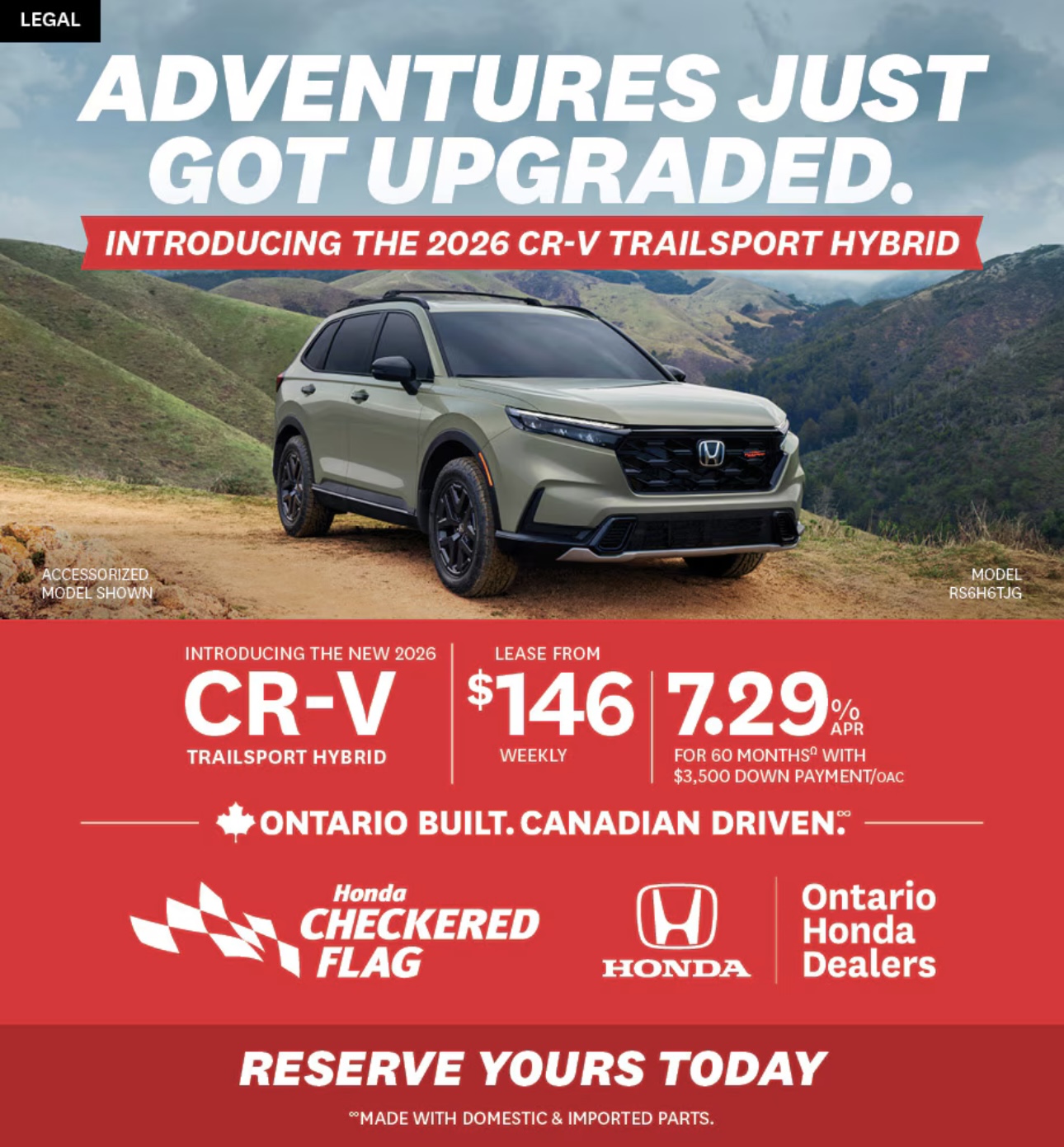 Our Honda Specials | Hanover Honda in Ontario
