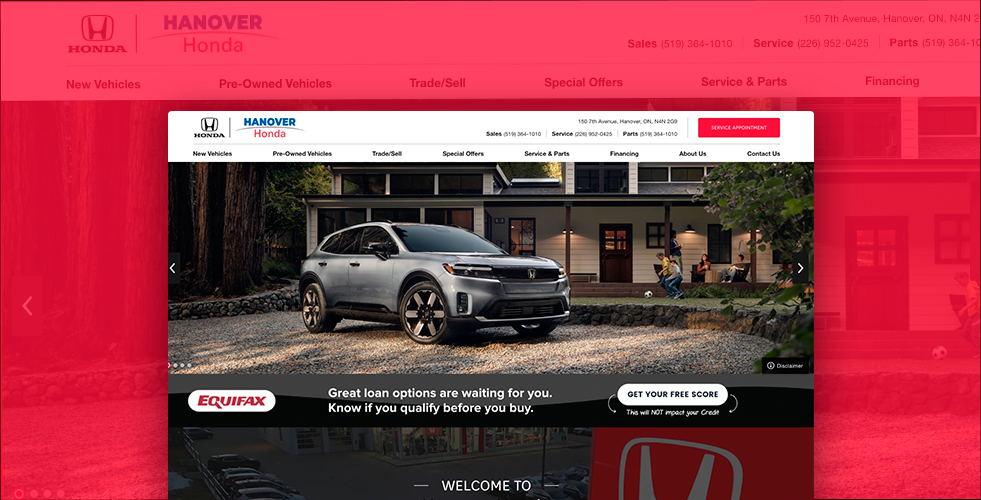 Hanover Honda: New & Used Dealership | Ontario