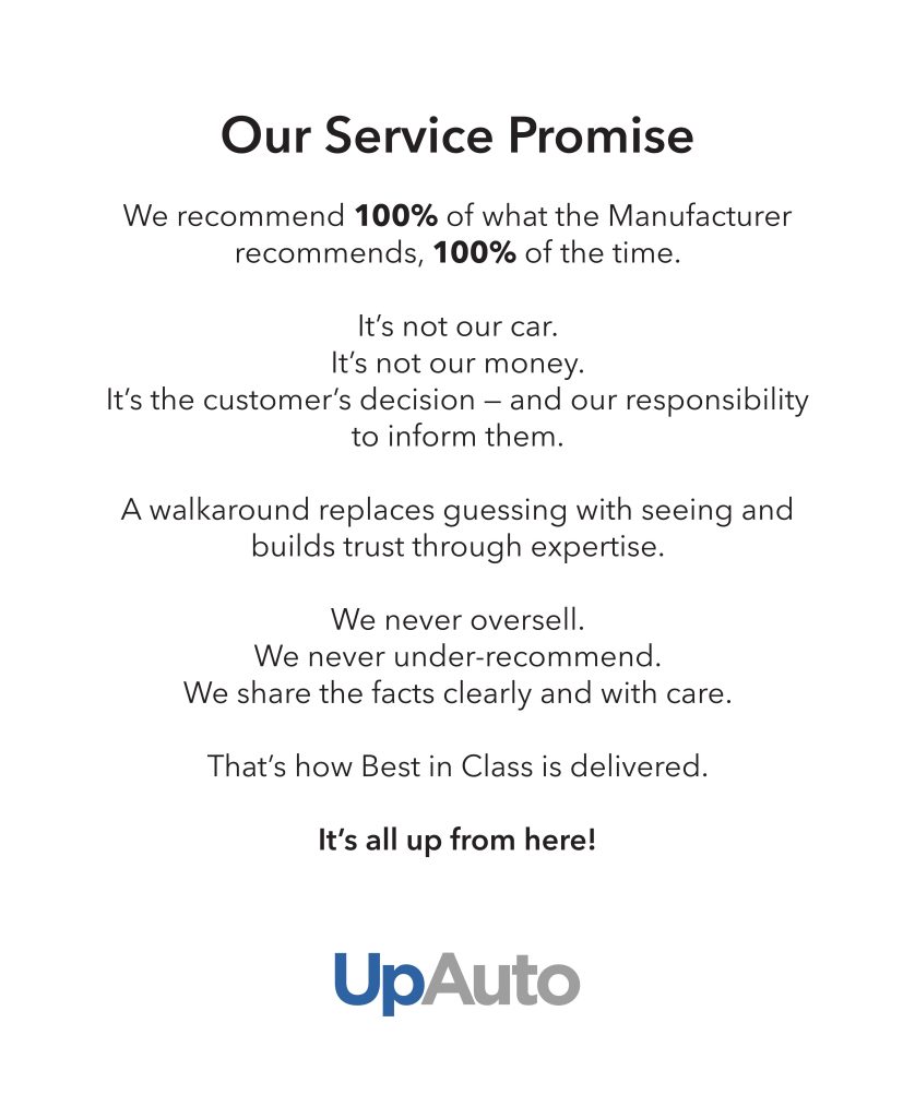 Our Service Promise - Hanover Motorsports