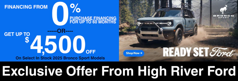 High River Ford: 0% Financing Is Available On Select New Ford Vehicles