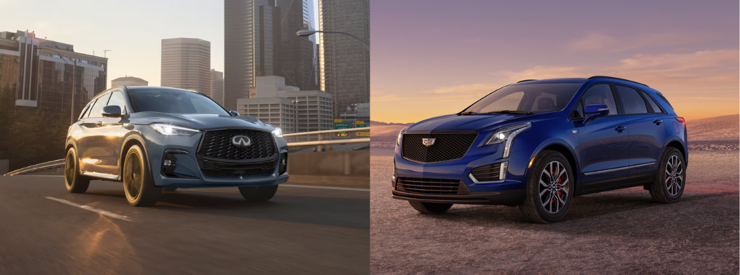 2025 INFINITI QX50 vs 2025 Cadillac XT5 | INFINITI Downtown