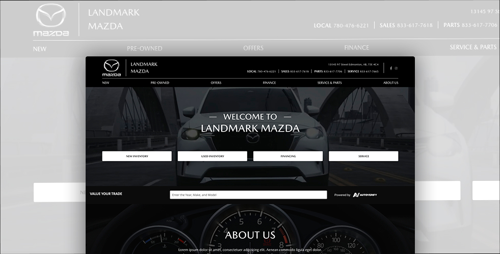 Landmark Mazda: New & Used Dealership | Edmonton, Alberta
