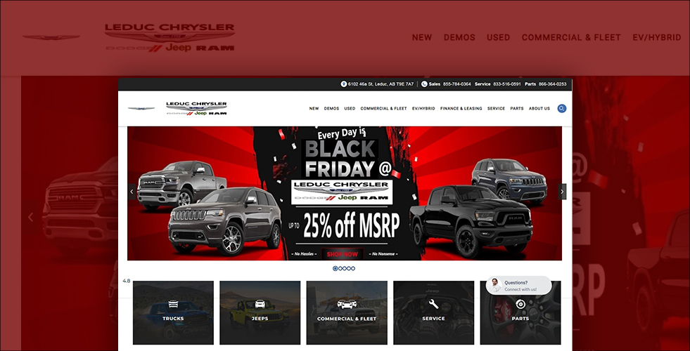 Leduc Chrysler Dodge Jeep Ram: New & Used Dealer | Alberta