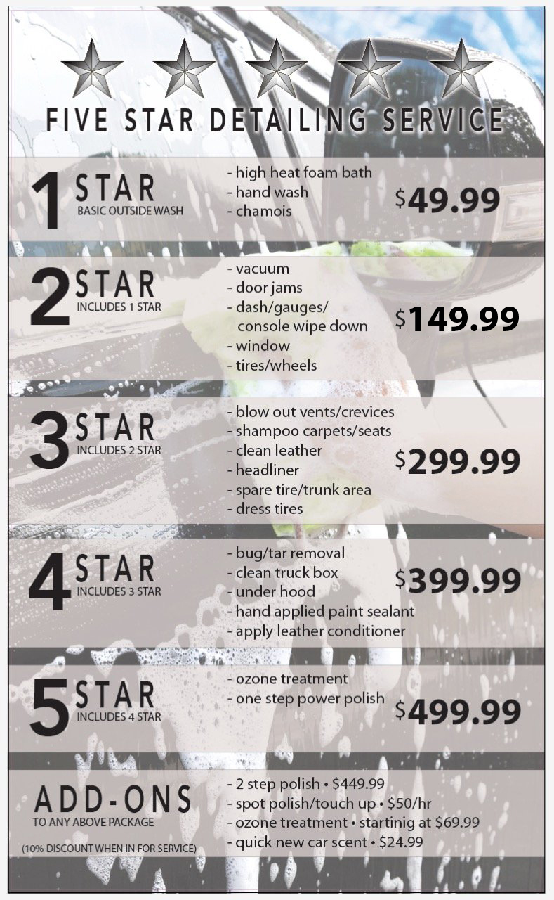 Our Detailing Packages | Leduc Chrysler Dodge Jeep Ram in AB