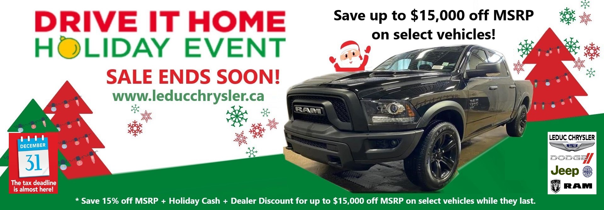Leduc Chrysler Dodge Jeep Ram: New & Used Dealer | Alberta