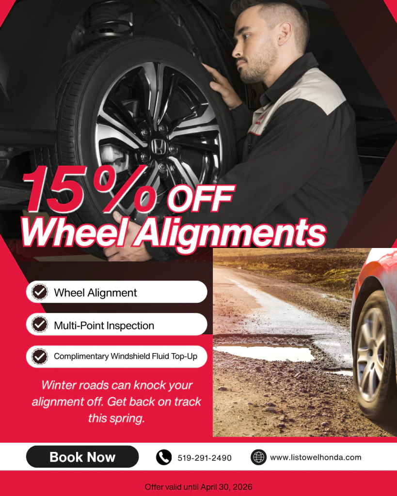 Service - Monthly Specials - Listowel Honda