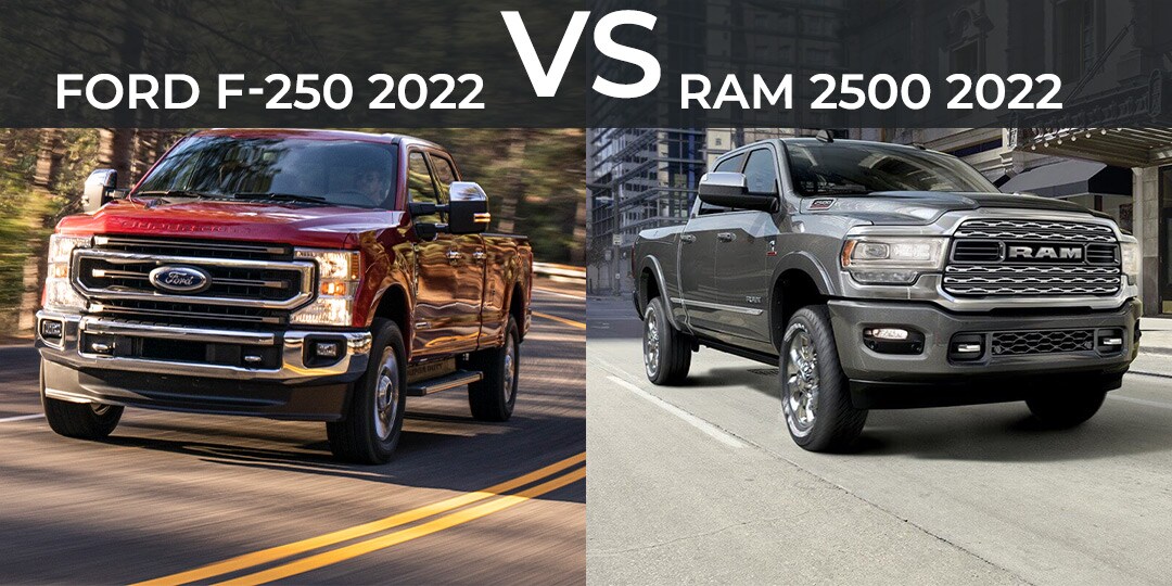 Ford F-250 vs RAM 2500 2022 en duel | Longue Pointe Chrysler