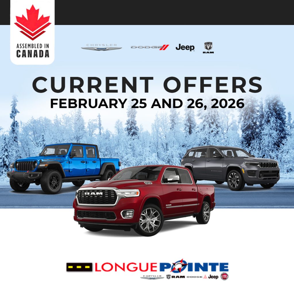 Our Special Offers | Longue Pointe Chrysler in Saint-Léonard