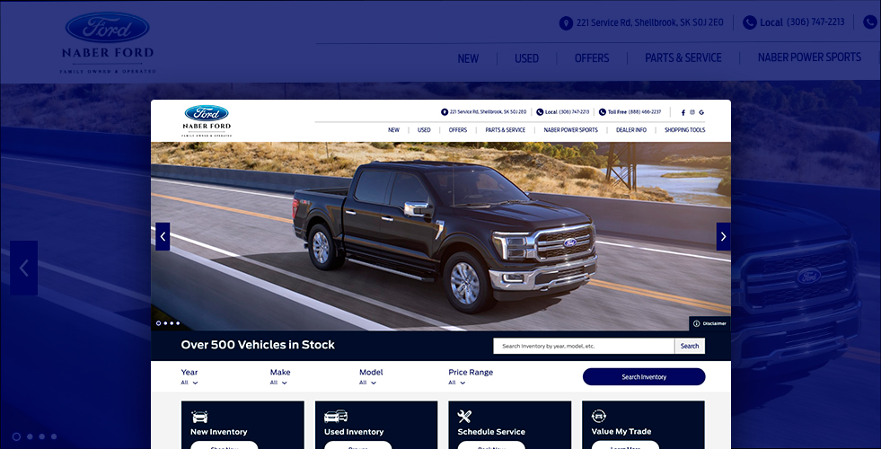 Welcome to Naber Ford Sales | Automotive Dealership in Shellbrook, SK