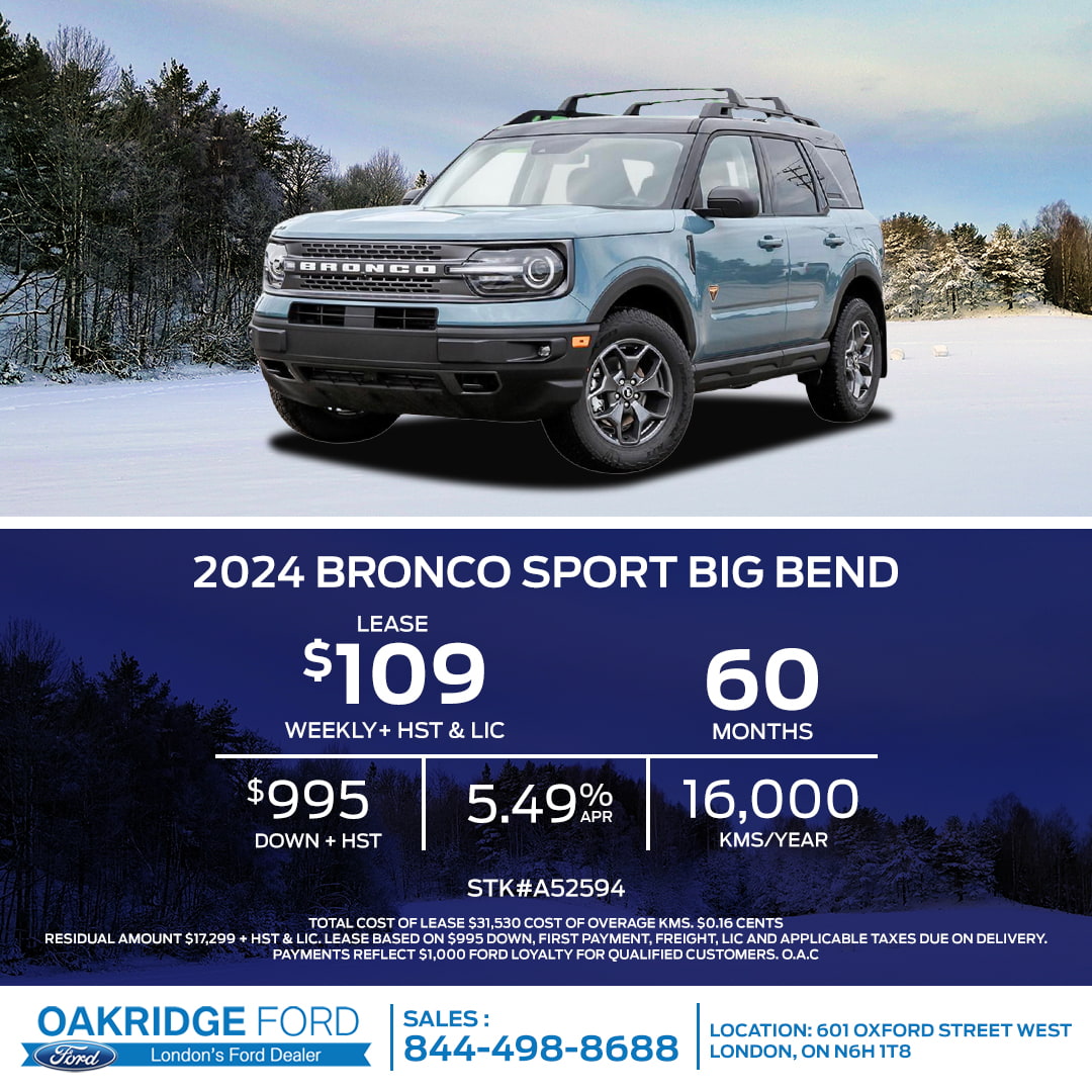 New Vehicle Offers | London Ford Dealer | Oakridge Ford