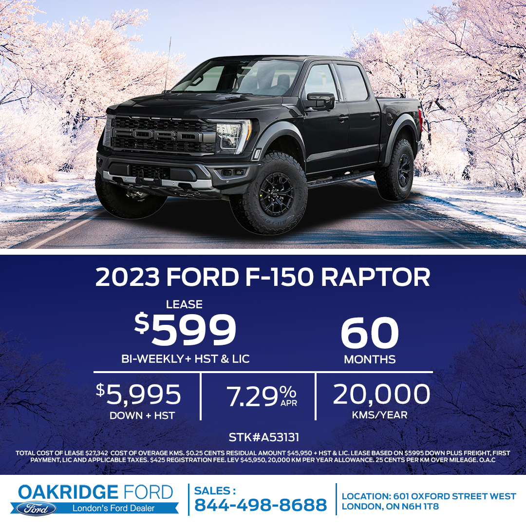 New Vehicle Offers | London Ford Dealer | Oakridge Ford