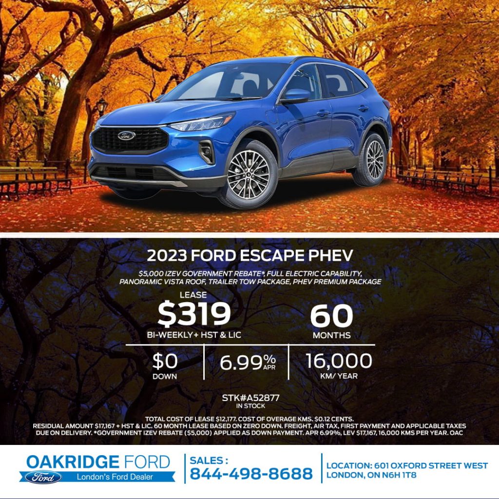 New Vehicle Offers | London Ford Dealer | Oakridge Ford