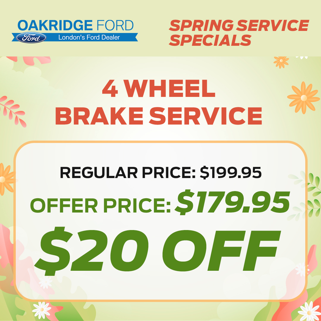 Service Coupons in London, Ontario - Oakridge Ford