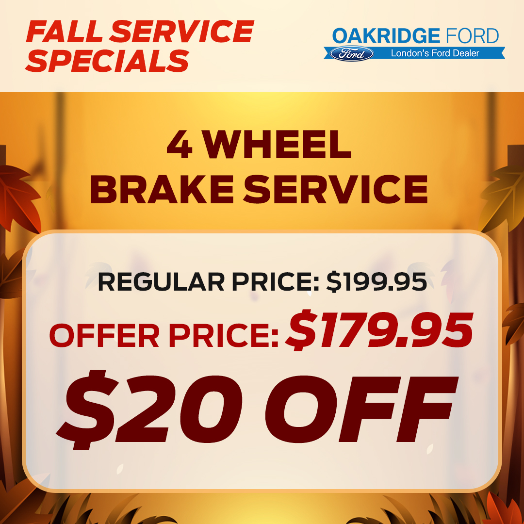 Service Coupons in London, Ontario - Oakridge Ford