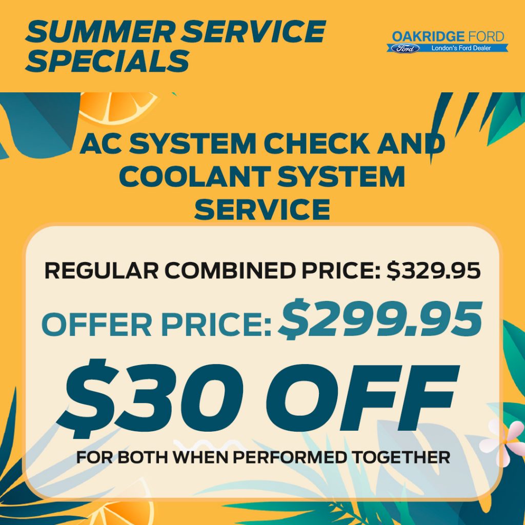 Service Coupons in London, Ontario - Oakridge Ford