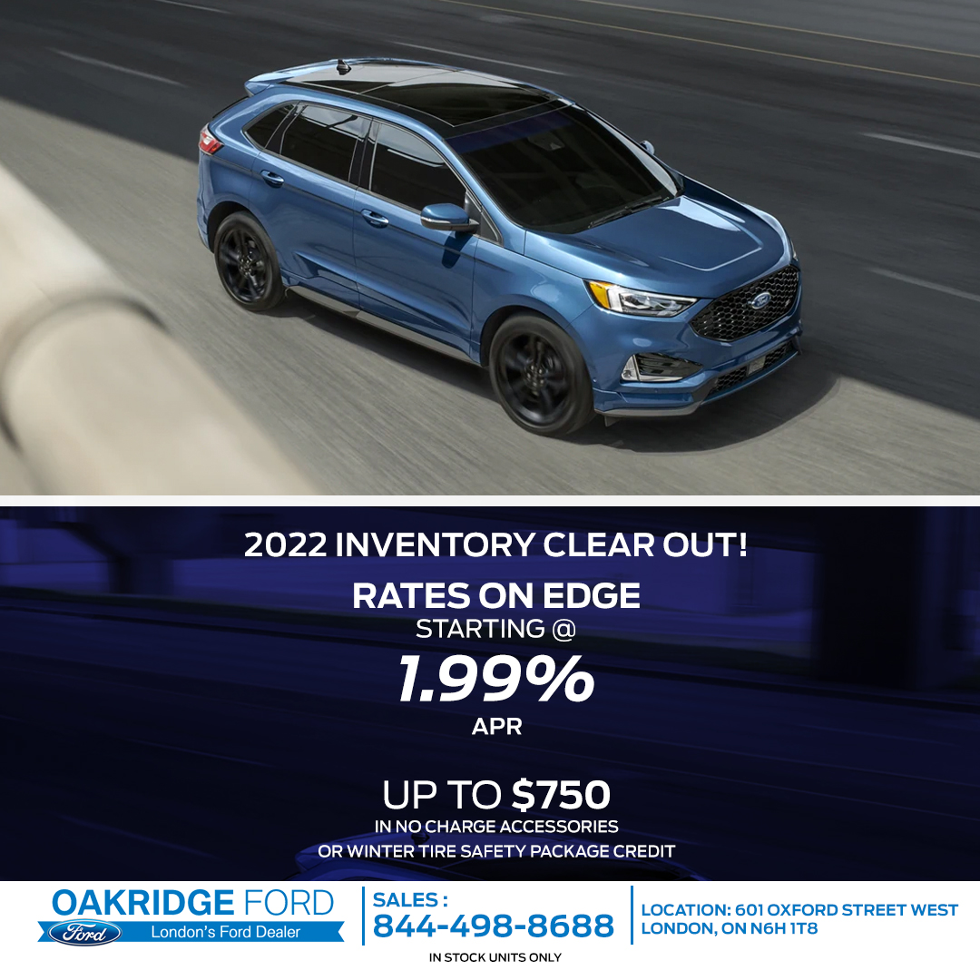New Vehicle Offers | London Ford Dealer | Oakridge Ford