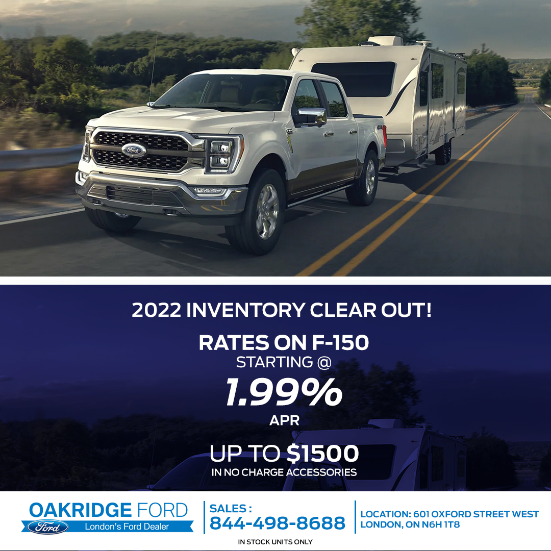 New Vehicle Offers | London Ford Dealer | Oakridge Ford