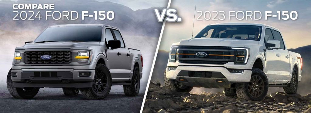 Compare 2024 Ford F-150 vs 2023 Ford F-150 - Oakridge Ford
