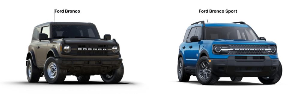 Compare 2025 Ford Bronco vs 2025 Ford Bronco Sport - Oakridge Ford