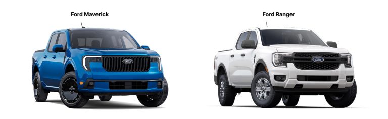 Comparing the 2025 Ford Maverick vs. the 2025 Ford Ranger