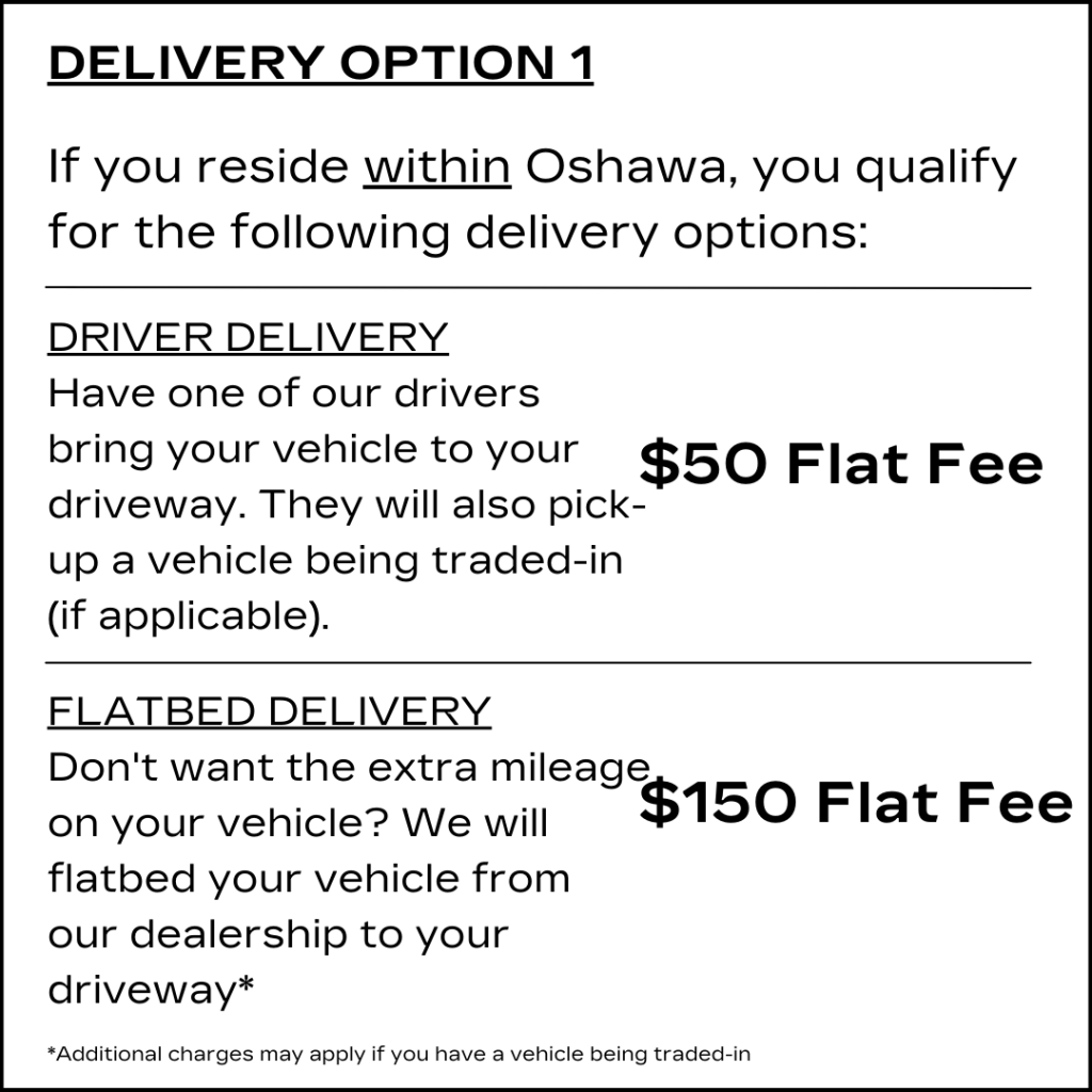 Home Delivery Option - OMS Cadillac