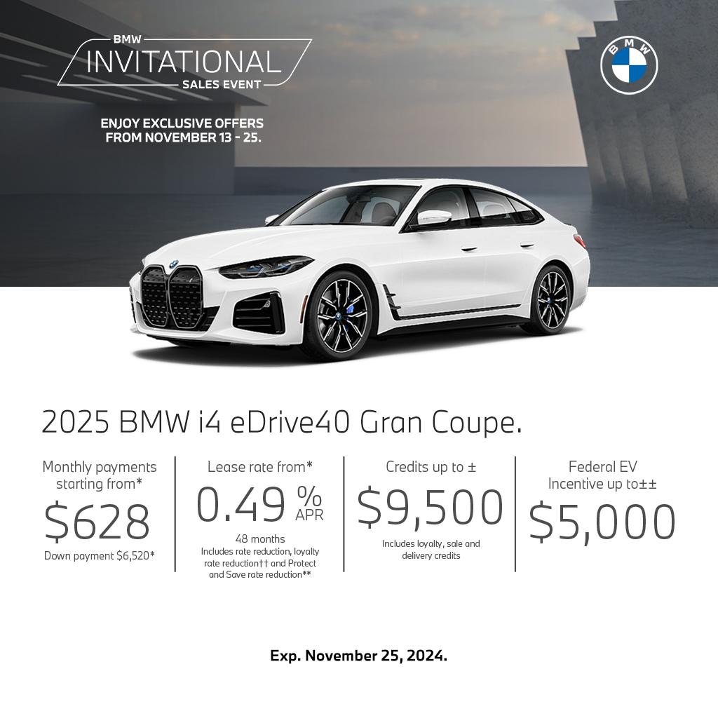 Current BMW Offers | Policaro BMW in Brampton, ON