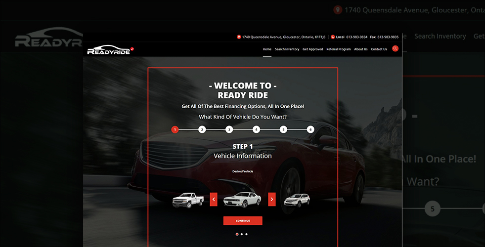 Ready Ride: Auto Financing Dealer | Gloucester, Ontario