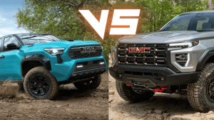 2026 Toyota Tacoma TRD Off-Road Premium vs 2026 GMC Canyon AT4X ...