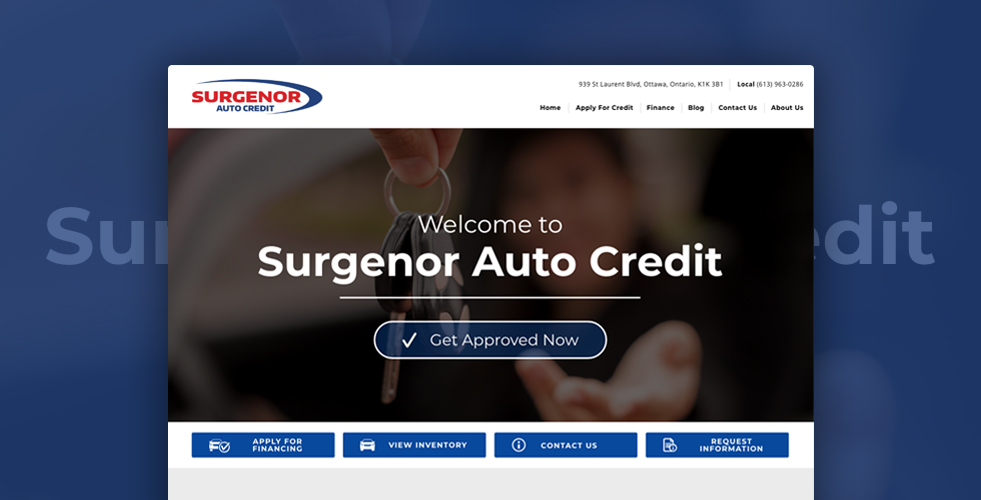 Surgenor Auto Credit: Finance & Buy a Vehicle | Ottawa, ON