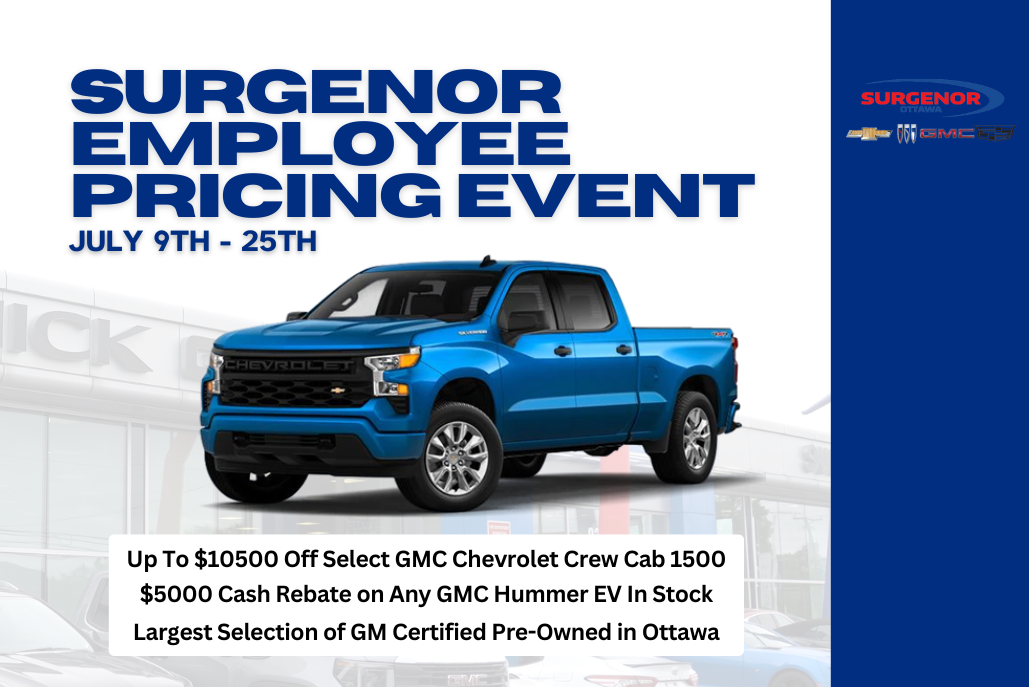 Surgenor GM Ottawa | Chevrolet, Buick & GMC Dealer in Ontario
