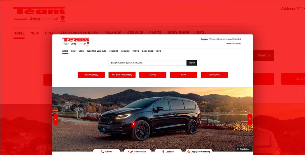 Team Chrysler Jeep Dodge Ram Dealer Mississauga & Brampton, Toronto