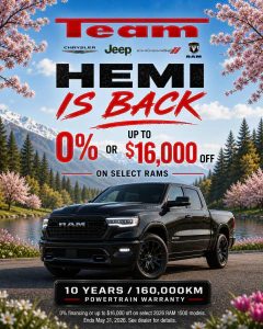 Team Chrysler Jeep Dodge Ram Dealer Mississauga & Brampton, Toronto
