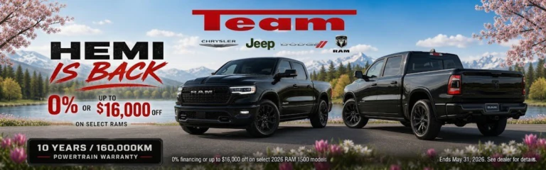 Team Chrysler Jeep Dodge Ram Dealer Mississauga & Brampton, Toronto